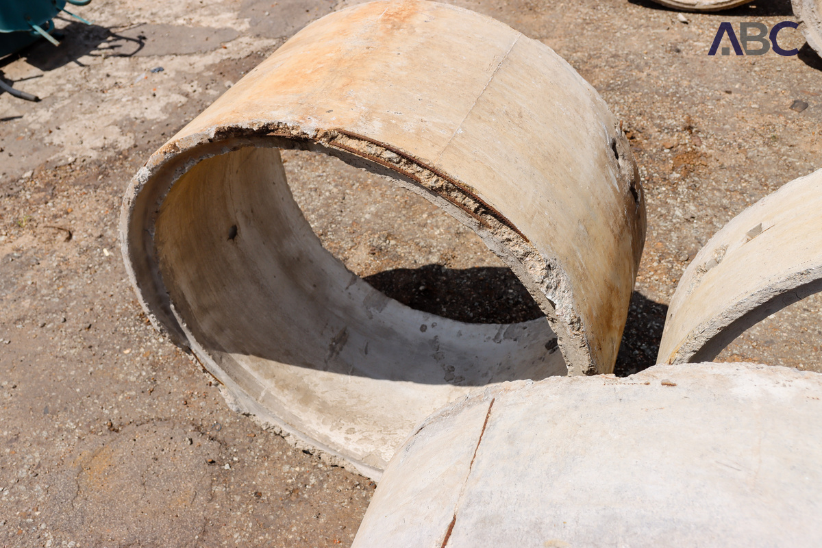 Assorted Round Reinforced Concrete Risers (3)
