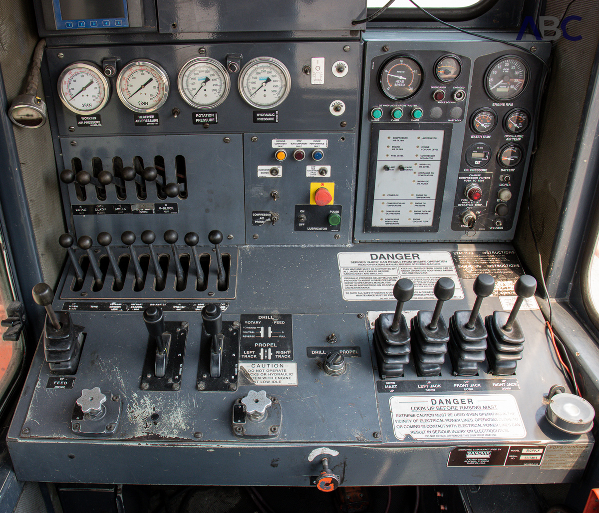 Sandvik D25KS 2011 Rotary Blasthole Tracked Drill Rig