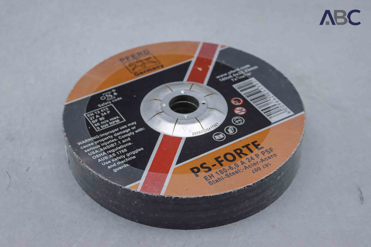 PS-Forte Cutting Discs (180 × 6.0 × 22.23mm) (5 In a Packet)